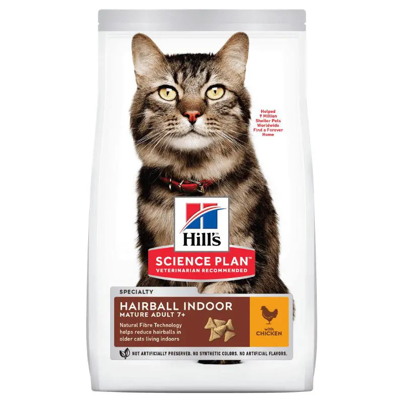 Hill's Feline Hairball Mature Adult 7+ 2.5kg – Pet Box
