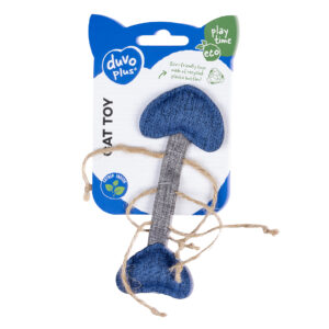 Cat Toy Eco Navy Fish Bone & Catnip – Pet Box